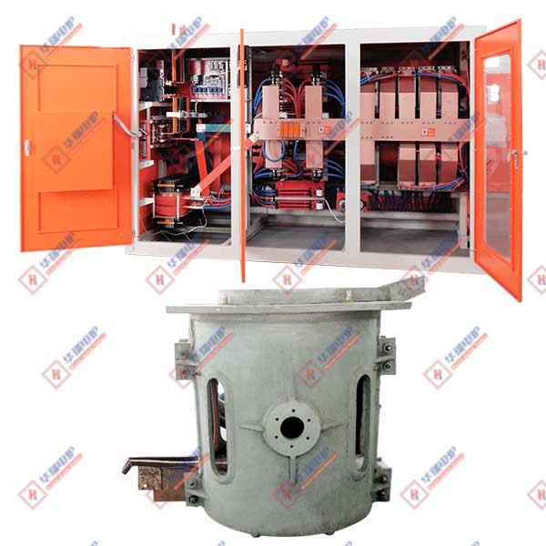 High Safety Aluminum Shell Iron Induction Furnace Easy Operation 3500KW